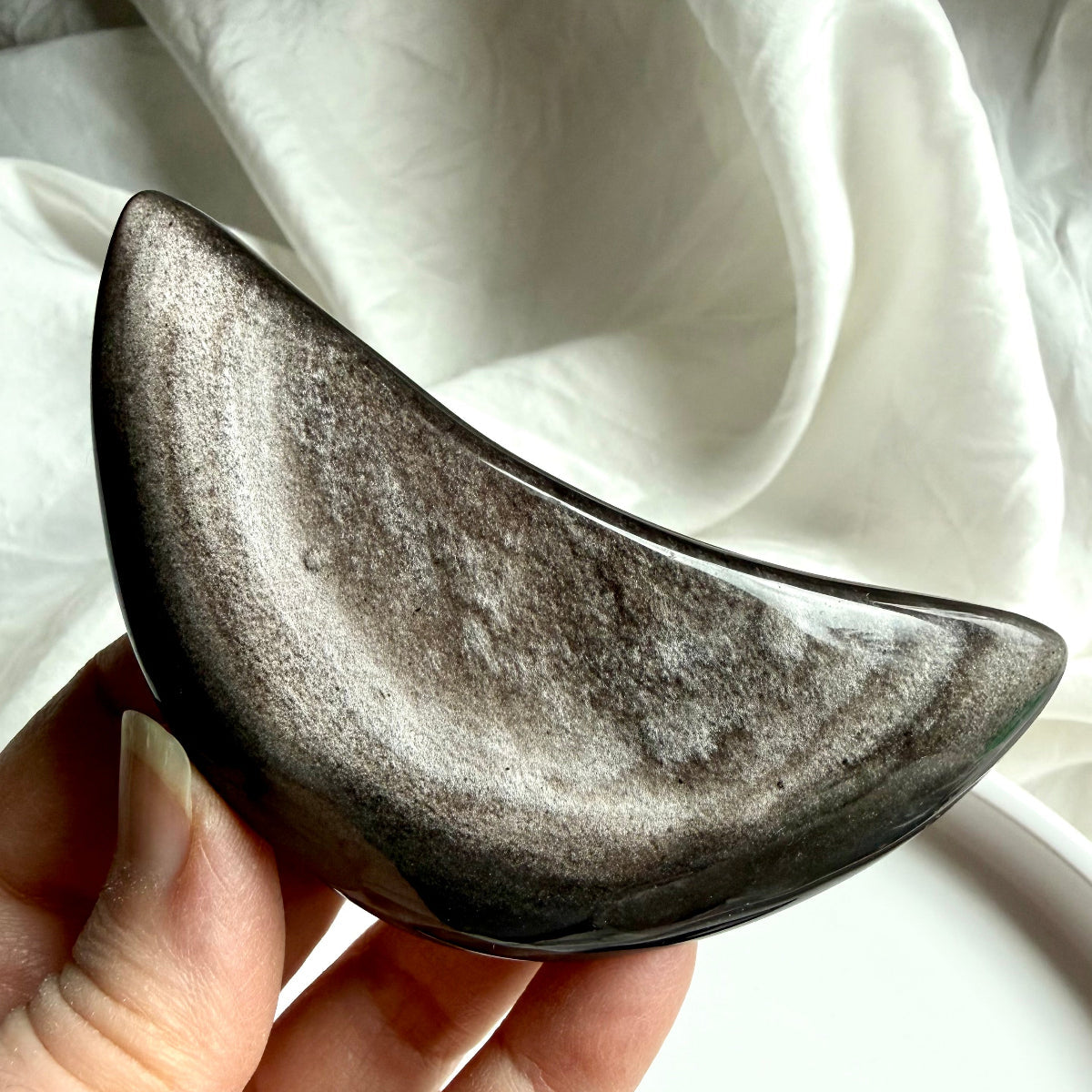 Silver Sheen Obsidian Crystals for Protection, Clarity & Intuition ...