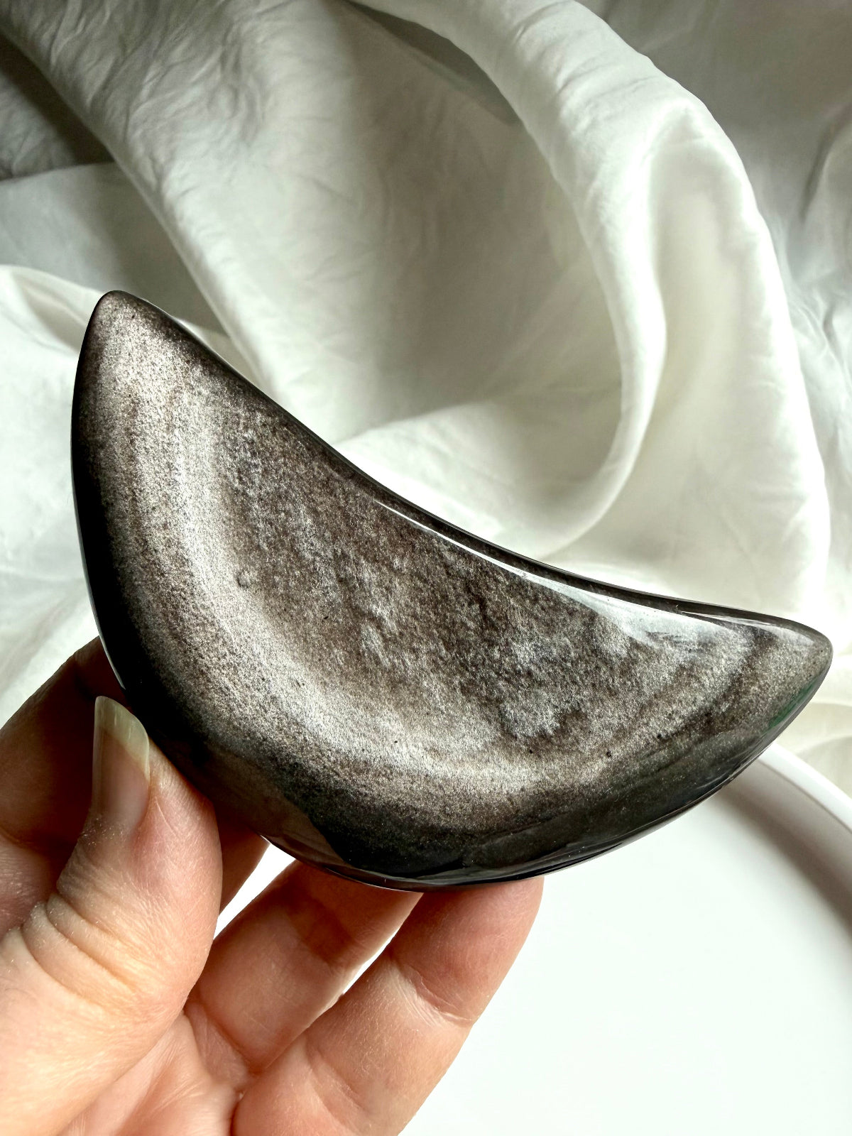 Silver Sheen Obsidian Crystals for Protection, Clarity & Intuition ...