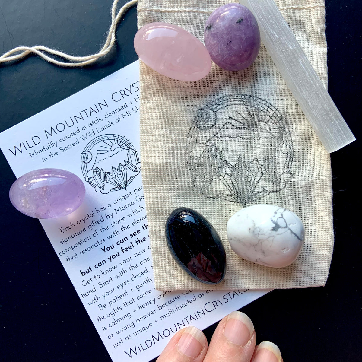 Sweet Sleep Crystal Set – Healing Stones for Insomnia + Restful Sleep ...